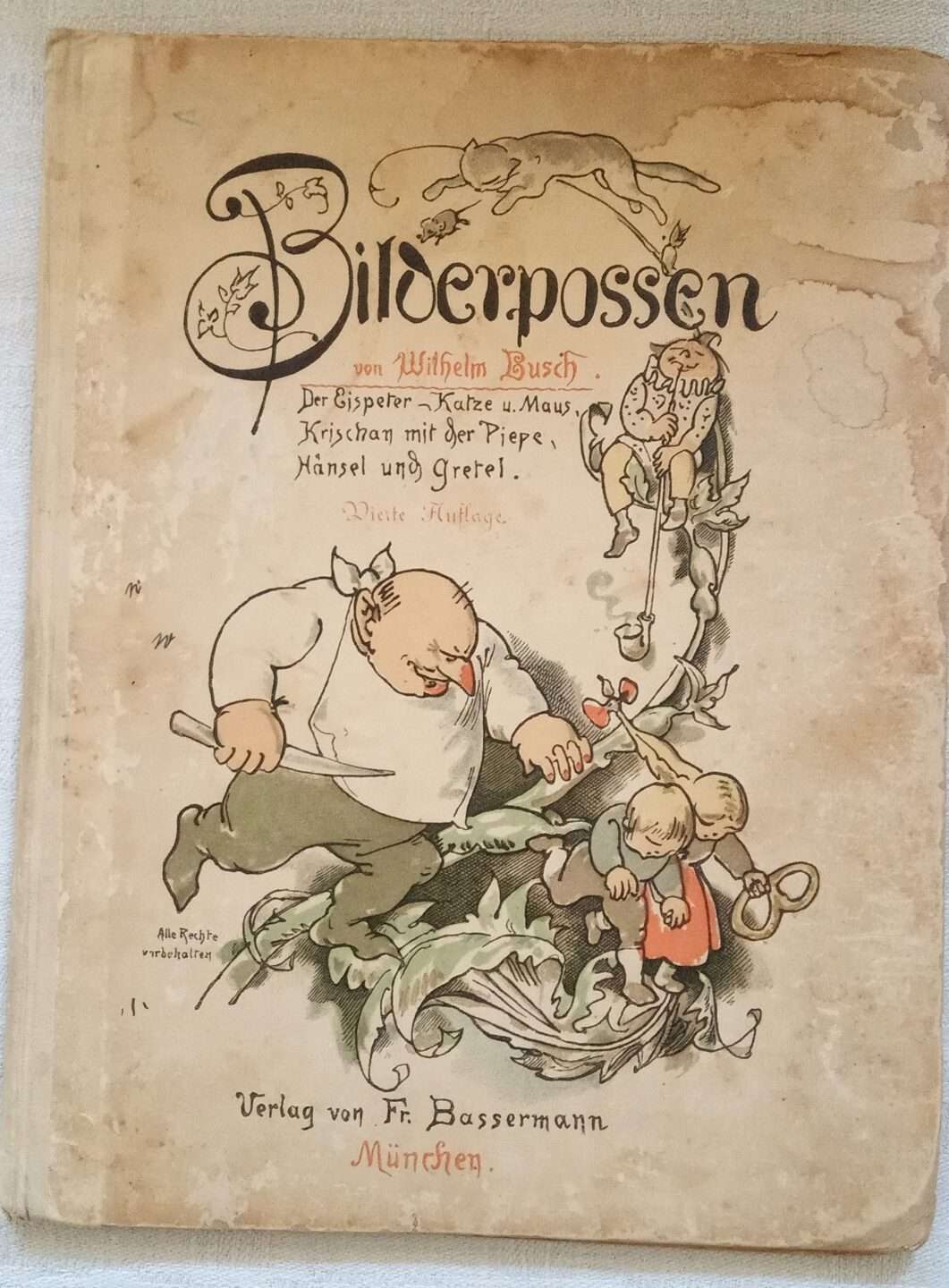 Buch: Bilderpossen von Wilhelm Busch - Sammlung Wilhelm Busch Land
