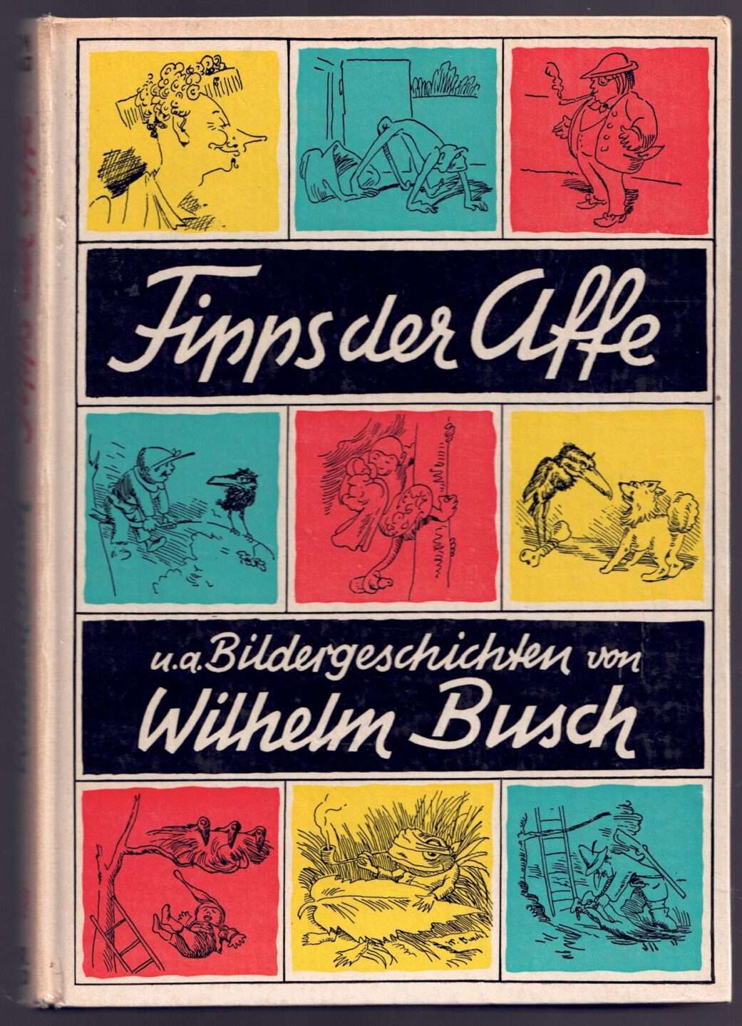 Buch: Fipps der Affe u.a. Bildergeschichten von Wilhelm Busch ...